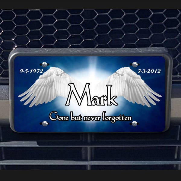 Memorial License Plate - Etsy
