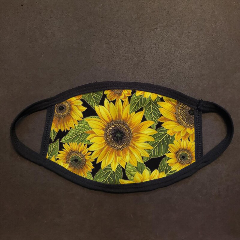 Sunflower Face Mask - Etsy