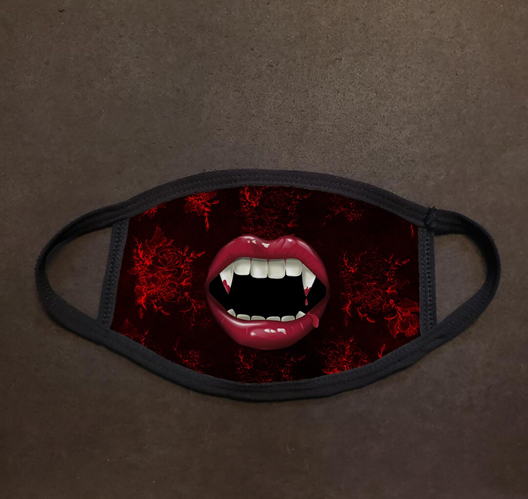 Vampire Face Mask - Etsy