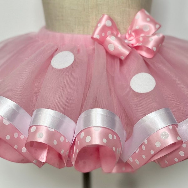 Pink Polka Dot Tutu - Etsy