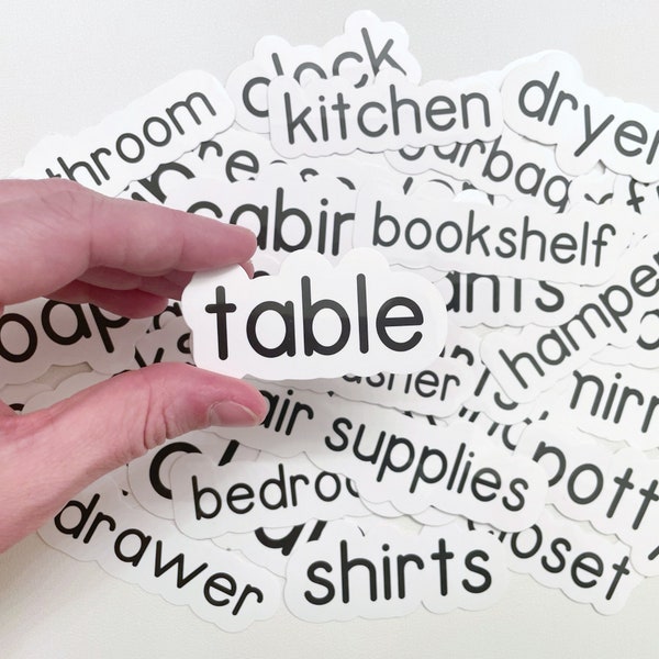 Word Wall Stickers - Etsy