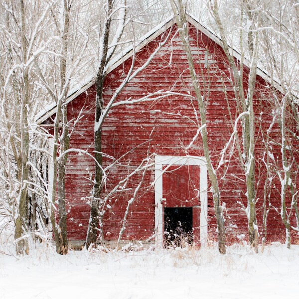 Red Barn - Etsy