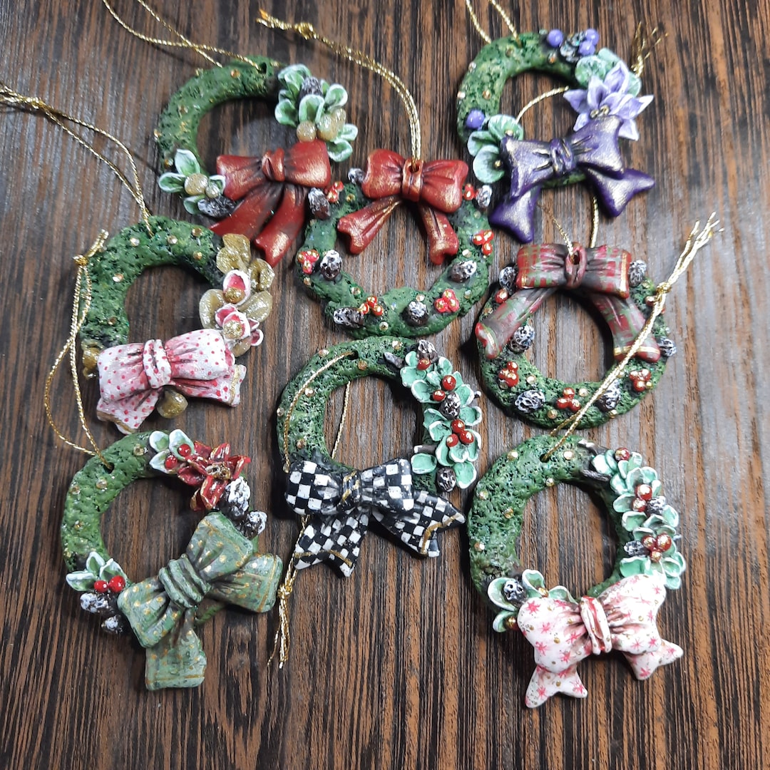 Miniature Christmas Wreaths - Etsy