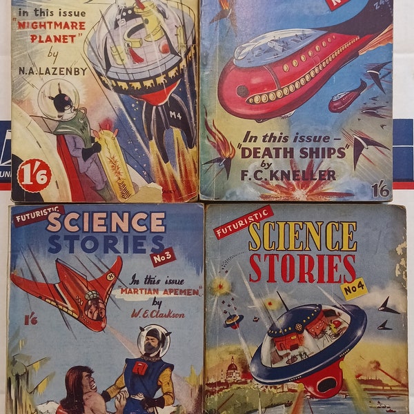 1950s Sci Fi Magazine - Etsy