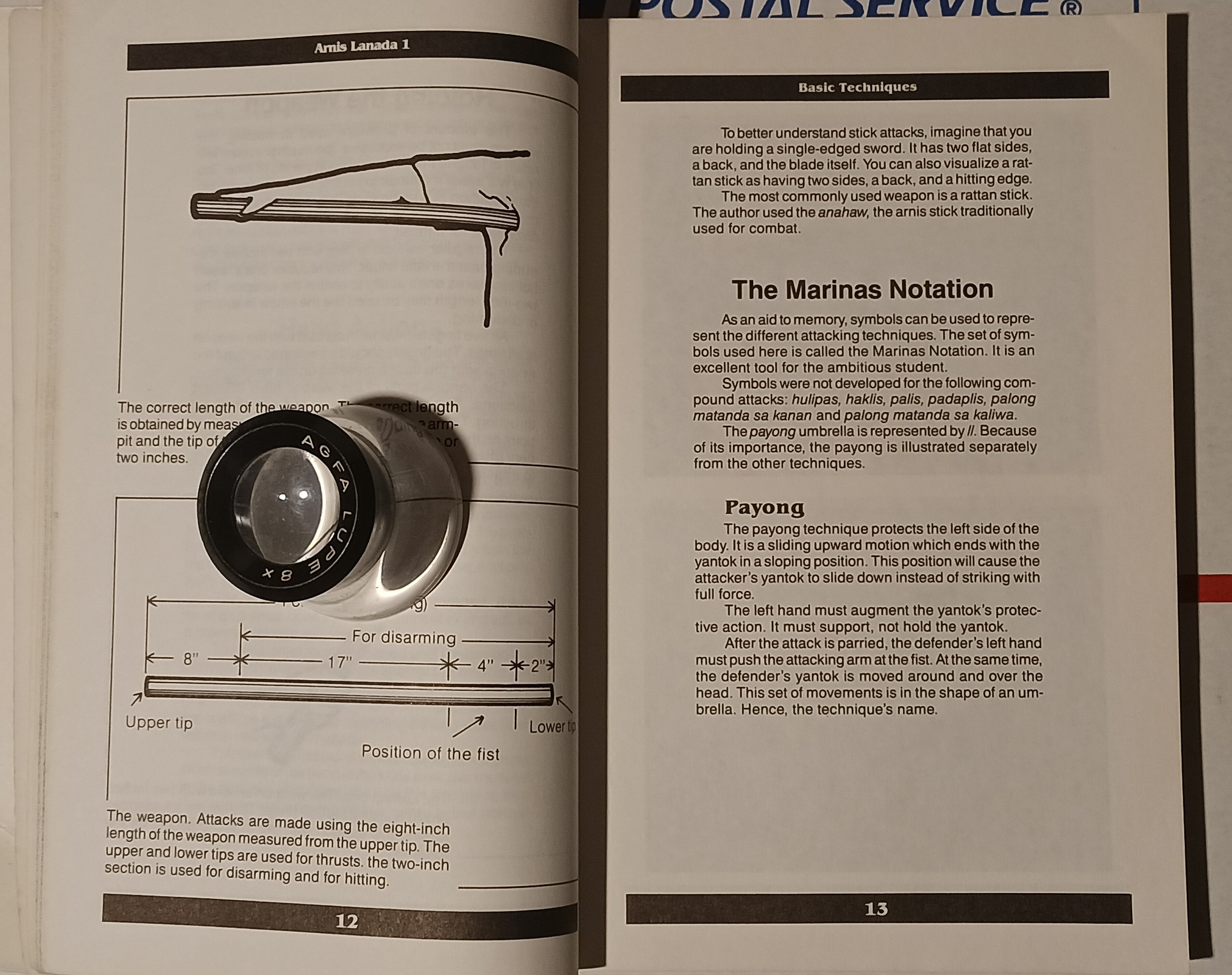 VTG Arnis Lanada Master Filipino Combat Stick Fighting Tactics Book I ...