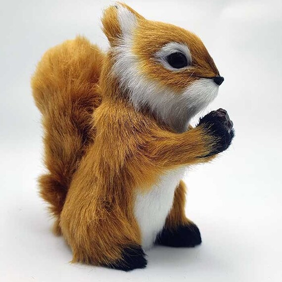 Realistic Toy Realistic Squirrel Animal. Handmade Animal - Etsy