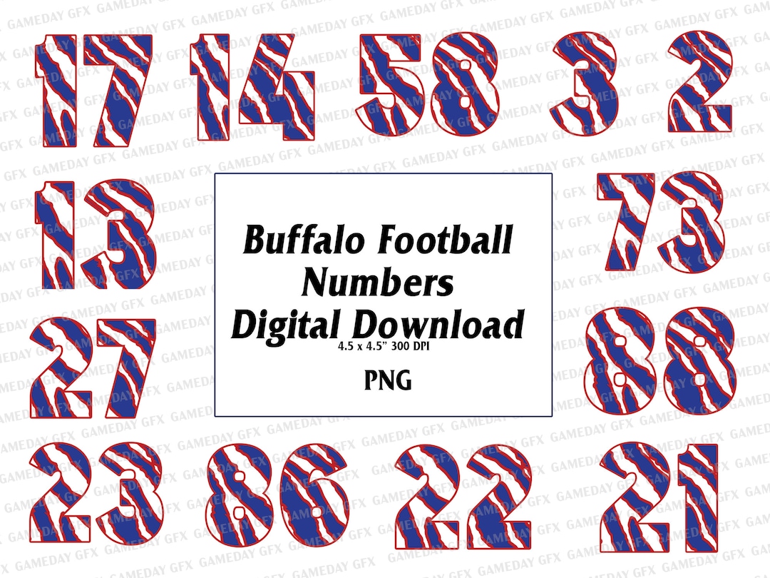 Buffalo Mafia Numbers Digital Download PNG Sublimation, Digital Art - Etsy