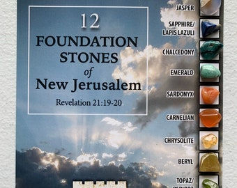 Gemstones of New Jerusalem Real Stones - Etsy