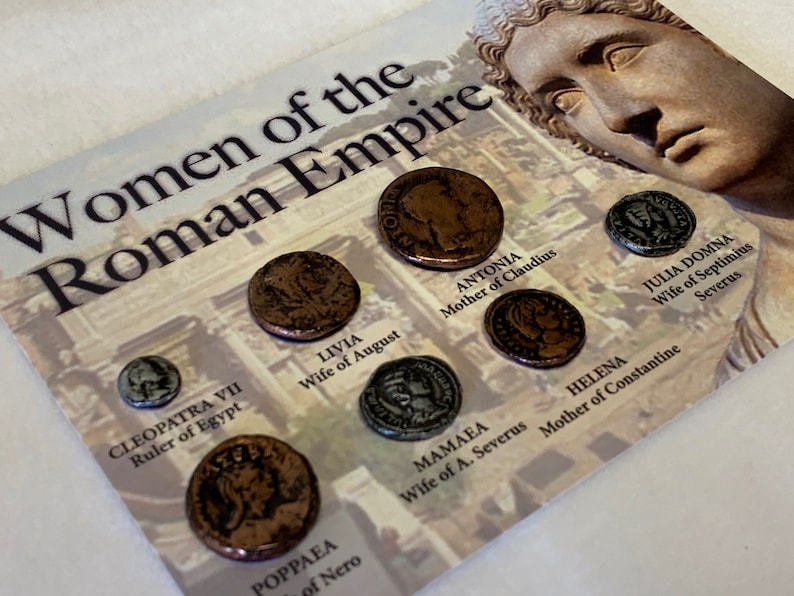 Women of the Roman Empire Replica Coin Set - Etsy