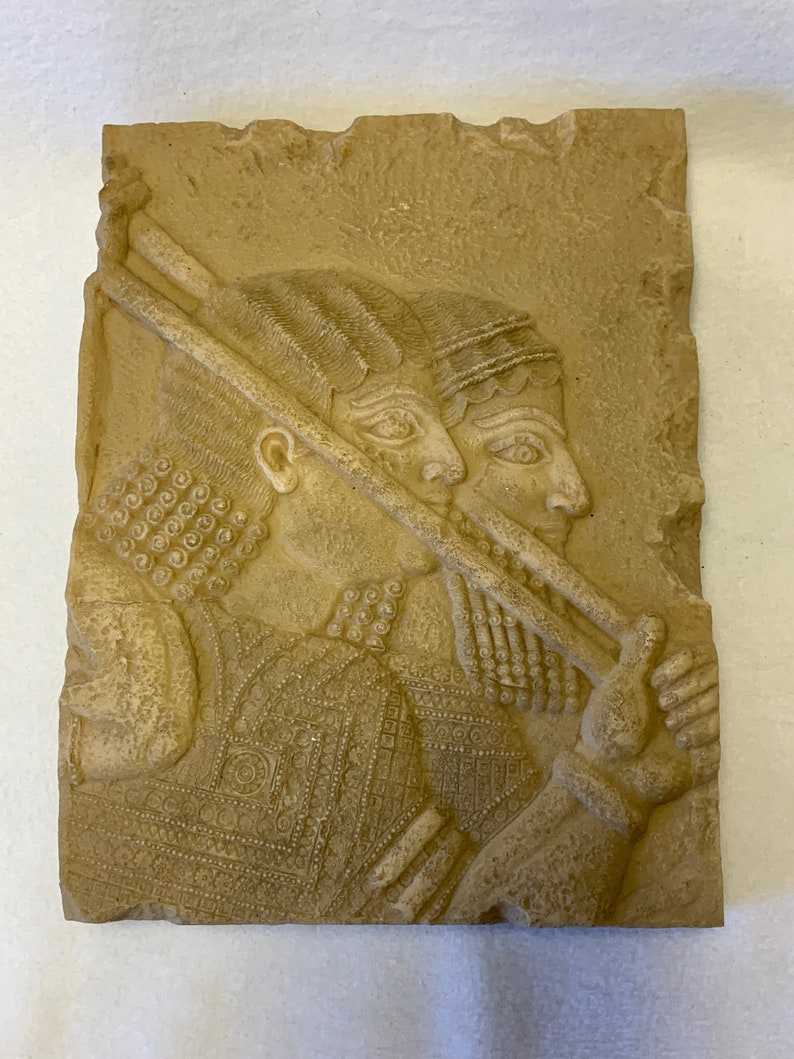 Assyrian Soldiers Tile Recreation - Etsy
