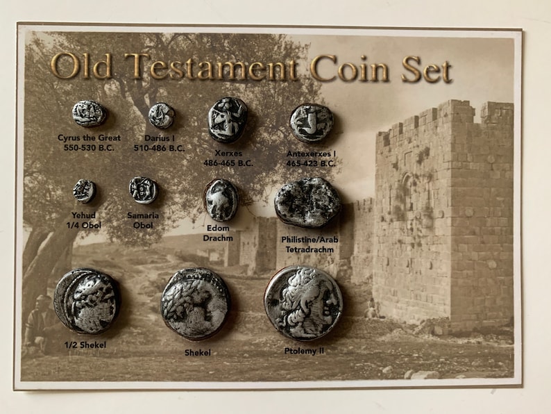 Coins of the Old Testament Replicas - Etsy