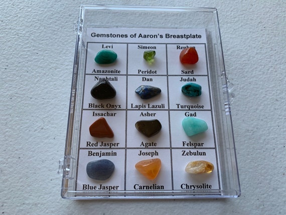 Gemstones of Aaron's Breastplate: Real Stones - Etsy