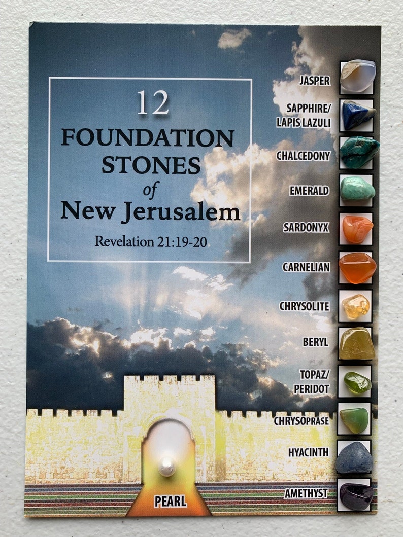 New Jerusalem Gemstones With Pearl - Etsy