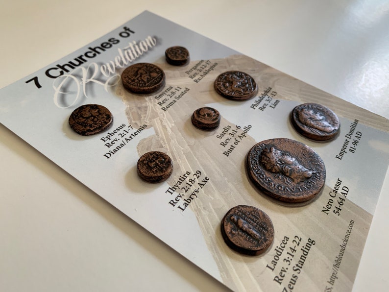 Coins of the Seven Churches of the Book of Revelation - Etsy