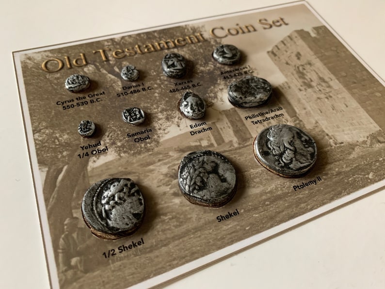 Coins of the Old Testament Replicas - Etsy