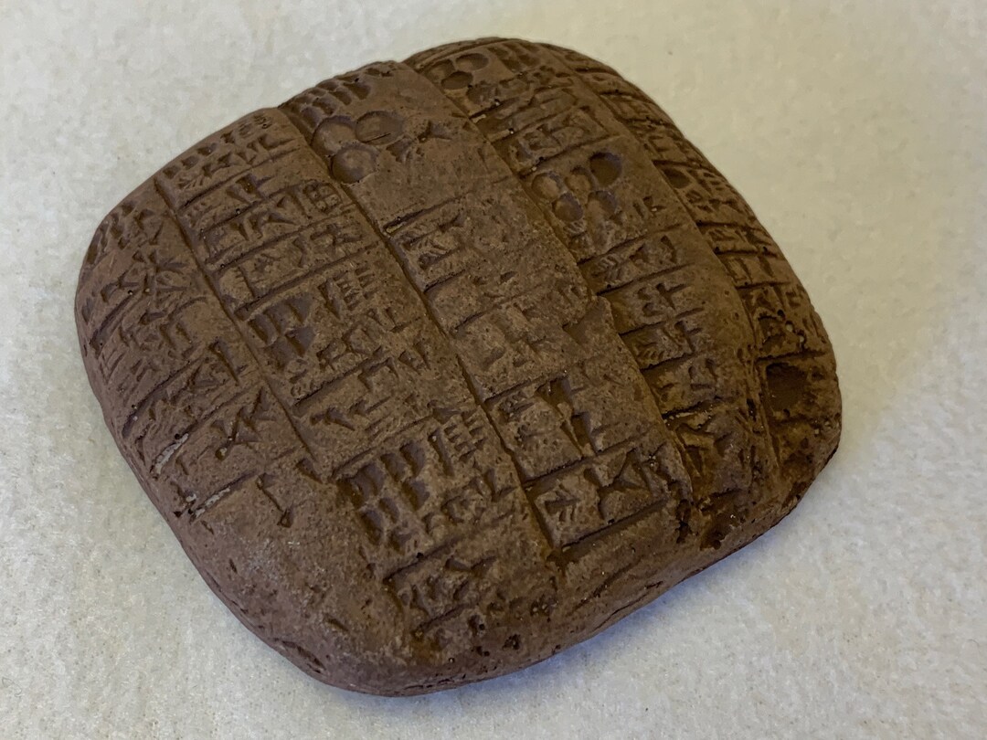 Eblaite Tablet Recreation - Etsy