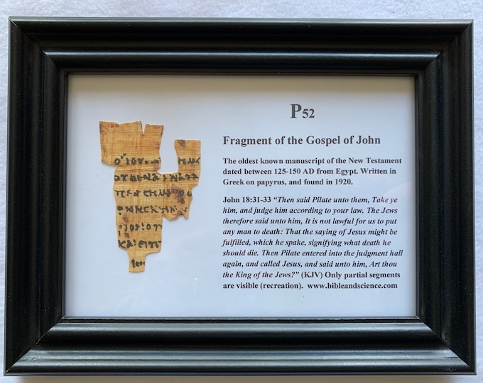 P52 Papyrus Recreation - Etsy