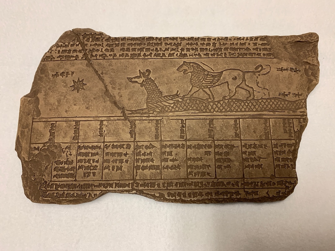 Neo-babylonian Astronomical Almanac Recreation - Etsy