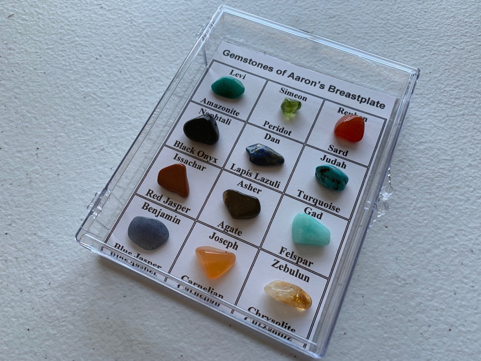 Gemstones of Aaron's Breastplate: Real Stones - Etsy