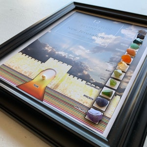 Gemstones of New Jerusalem Framed. - Etsy