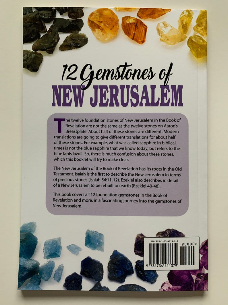 Gemstones of New Jerusalem: Book & Gemstone Set - Etsy