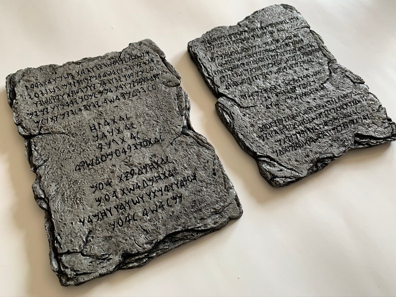 Ten Commandments in Paleo Hebrew Script Recreation - Etsy