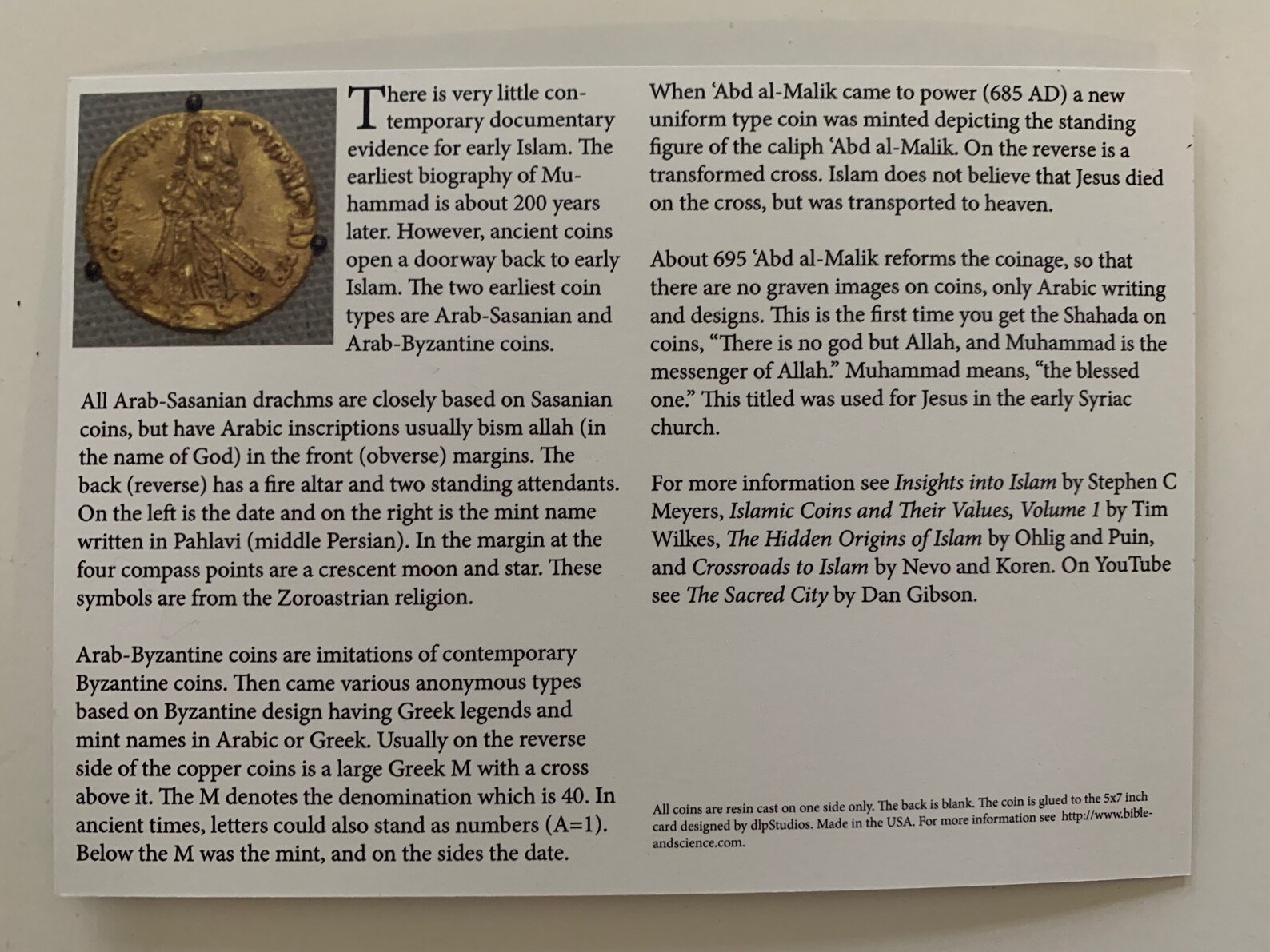 Early Islamic Coin Set Replicas - Etsy