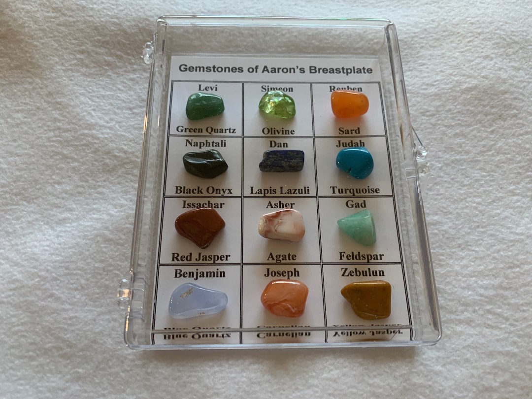 Gemstones of Aaron's Breastplate: Real Stones - Etsy