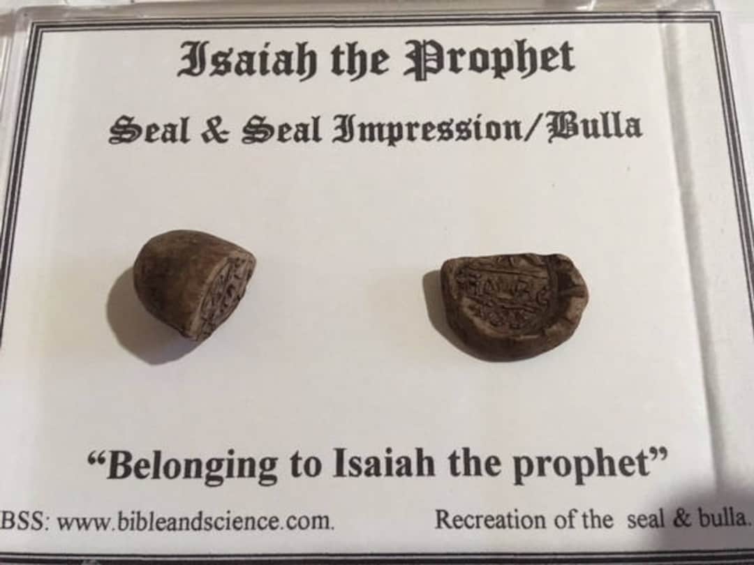 Isaiah the Prophet's Seal & Impression/bulla Recreation - Etsy