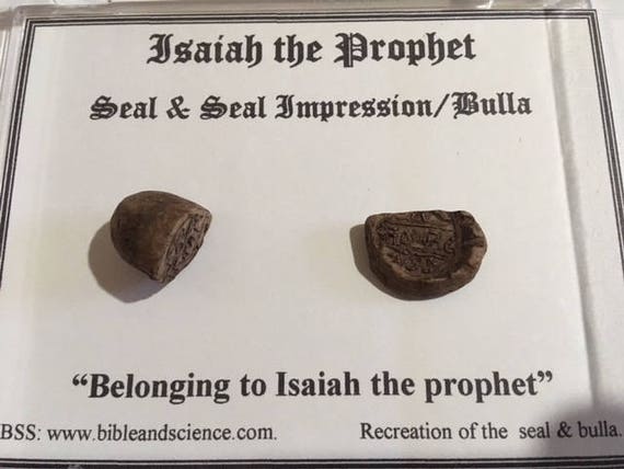 Isaiah the Prophet's Seal & Impression/bulla Recreation - Etsy