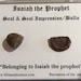 Isaiah the Prophet's Seal & Impression/bulla Recreation - Etsy