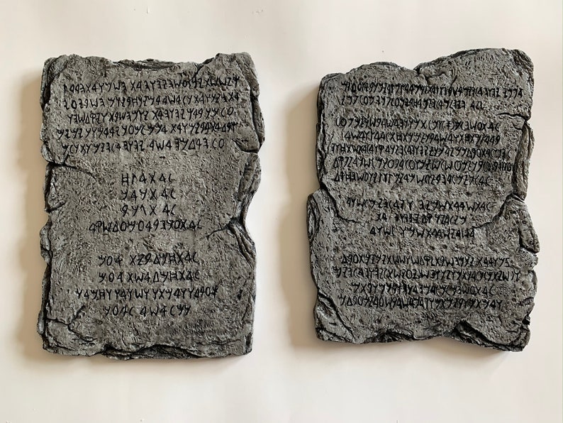 Ten Commandments in Paleo Hebrew Script Recreation - Etsy