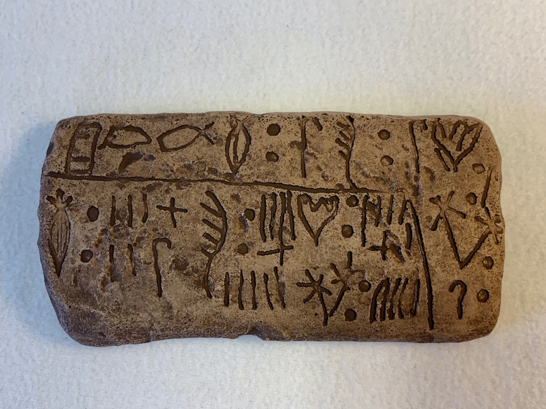 Cretan Linear A Tablet Recreation - Etsy