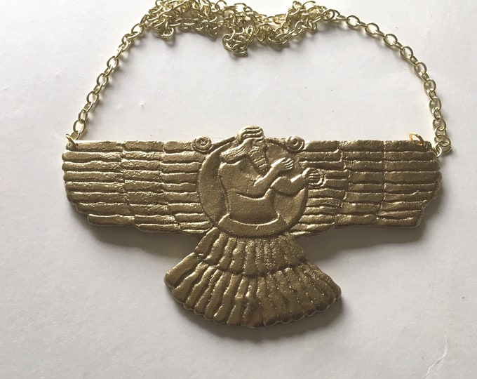 Assyrian Winged Sun God Pendant Recreation - Etsy