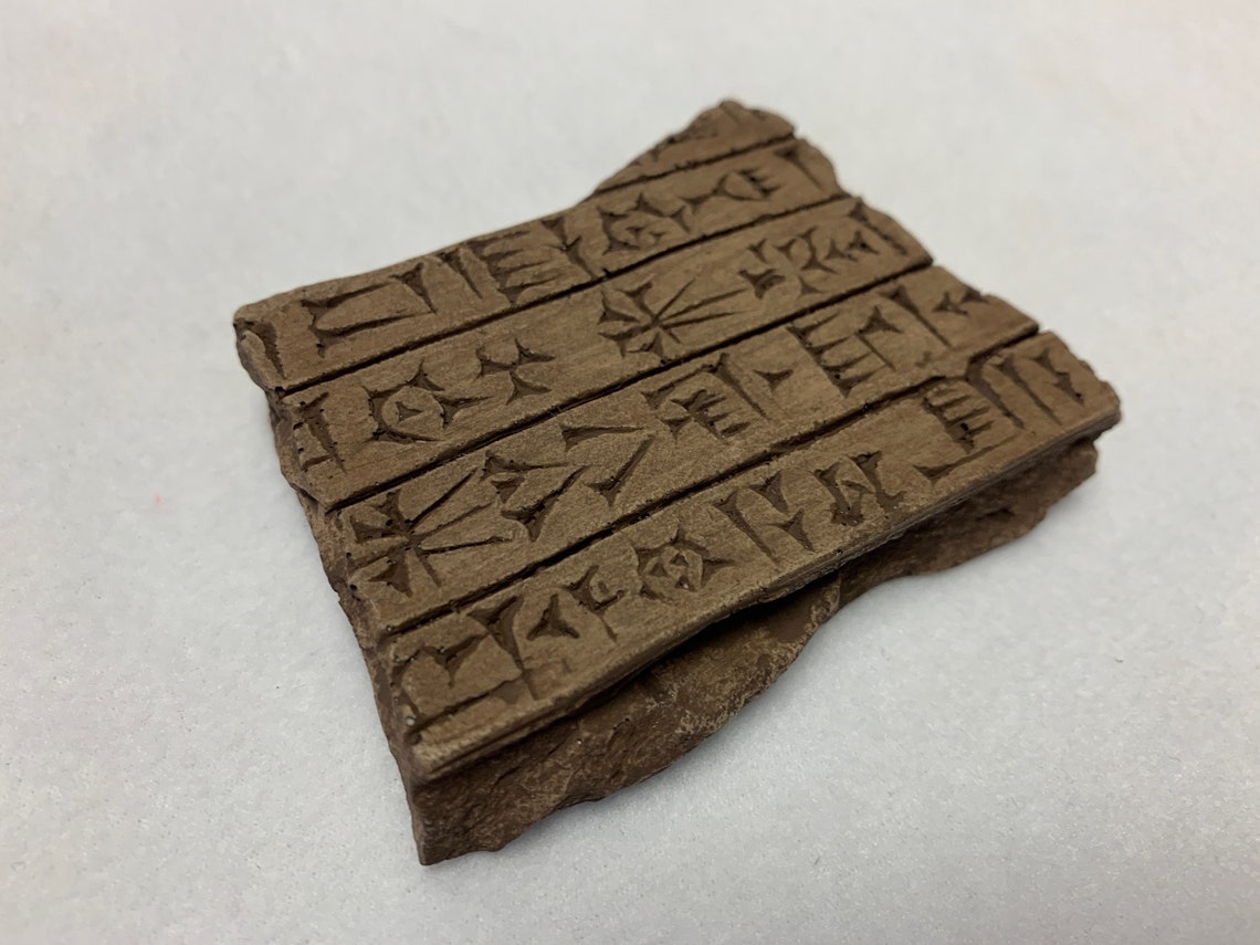 Mari Sumerian Prayer Tablet Recreation - Etsy