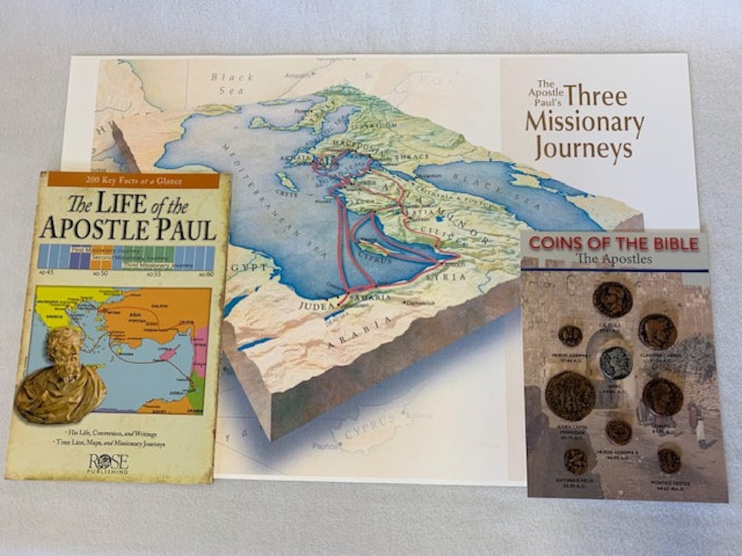 Apostle Paul's Missionary Journeys Set - Etsy