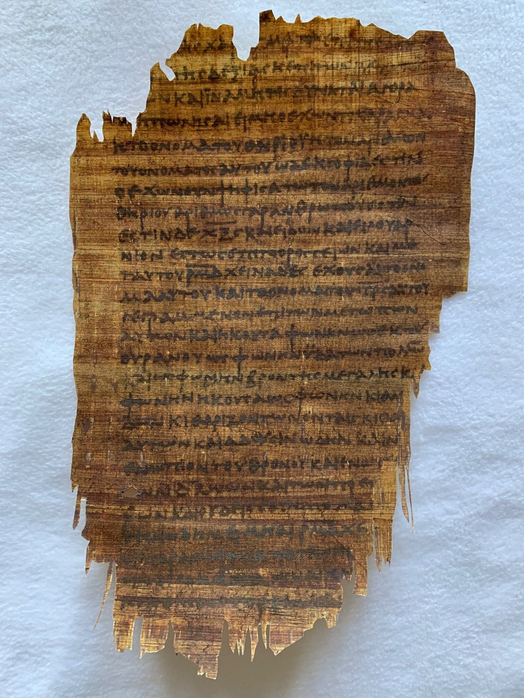 P47 Papyrus Recreation of Revelation 11:13-19 - Etsy