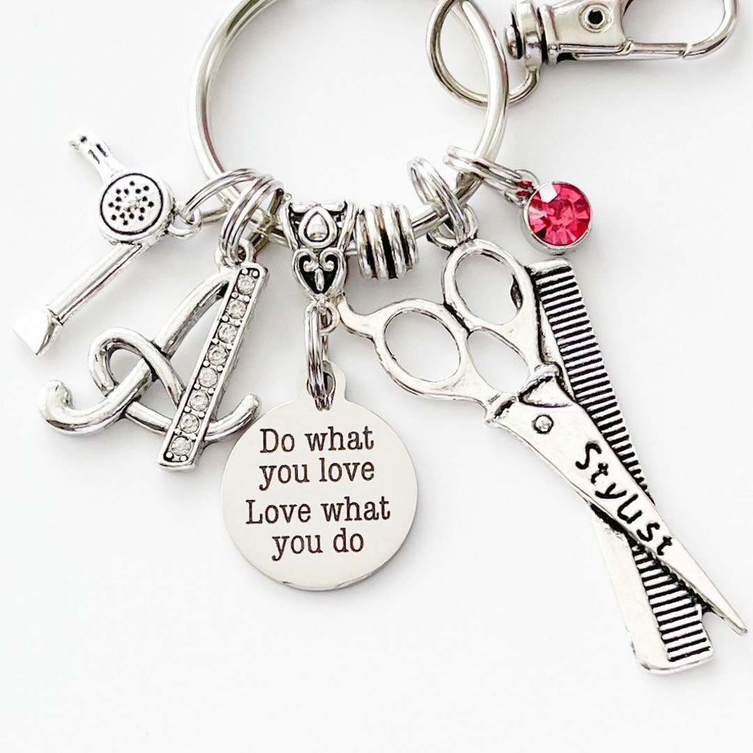 Beautician Keychain, Hair Stylist Gift, Beautician Gifts, Cosmetologist ...