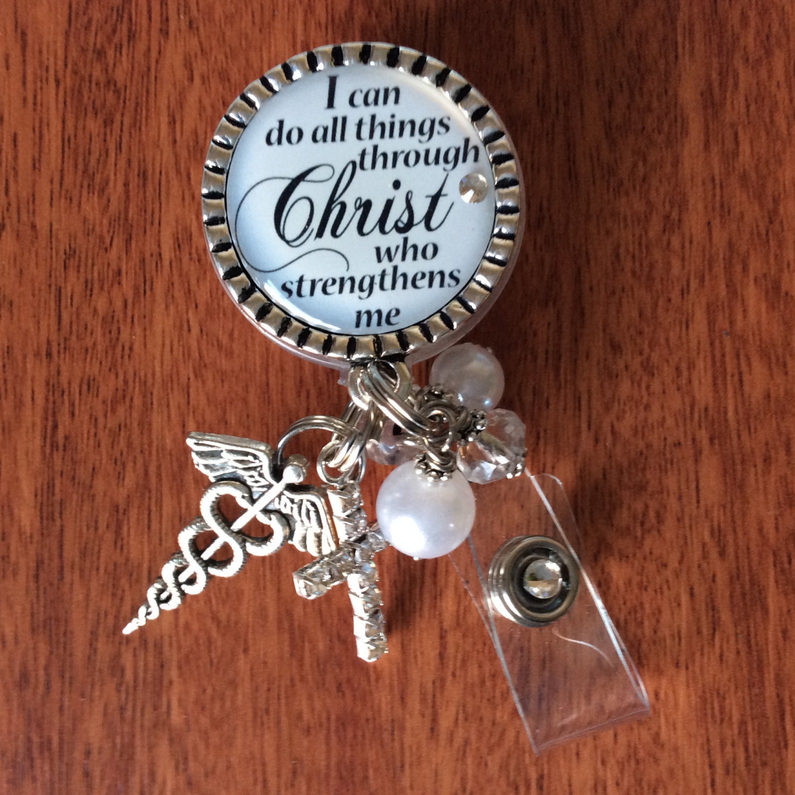 CHRISTIAN RN Badge Reel RN Badge Reel Nurse Gift Nurse | Etsy