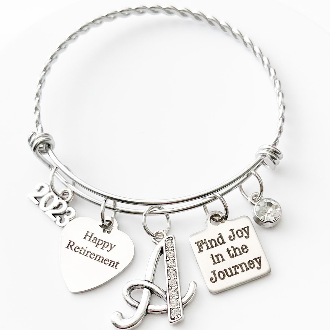 HAPPY RETIREMENT Gift, Retirement Jewelry, Retirement Gifts for Women ...