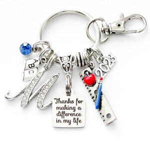PERSONALIZED Teacher Gift, TEACHER Gifts, Teacher Keychain, Gifts for ...