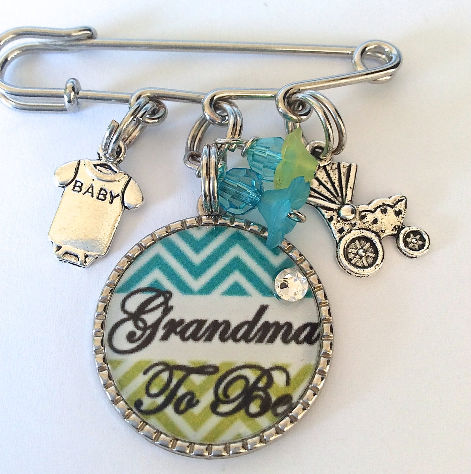 GRANDMA to Be Pin MOM to Be Pin Personalized Pin Gender - Etsy