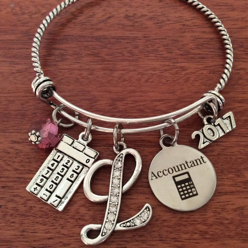 ACCOUNTANT Bracelet Accountant Jewelry Accountant Gift | Etsy