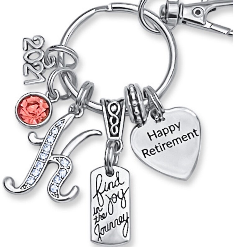 PERSONALIZED Retirement Keychain RETIREMENT GIFT Retirement - Etsy