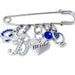 Something Blue Bridal Pin, Bridal Pin for Her, Bridal Pin, Bride Pin ...