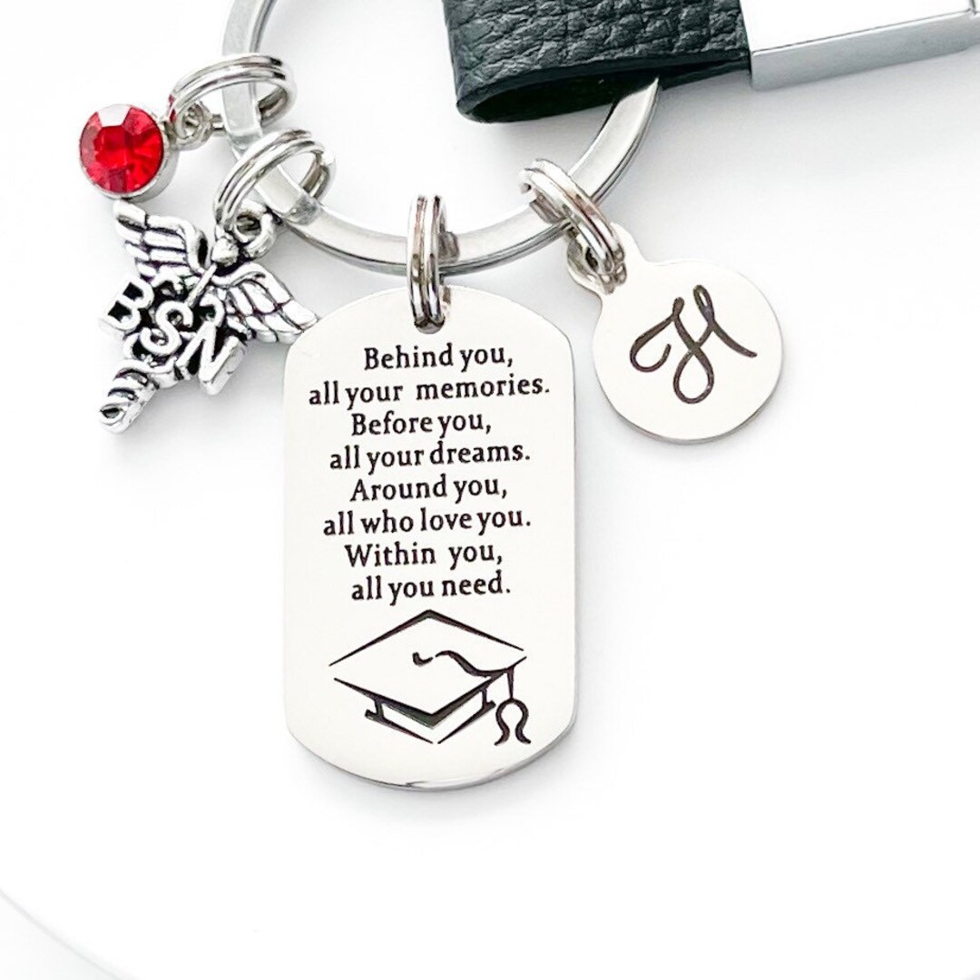 BSN GIFT, BSN Graduation Gift, Bsn Charm Keychain, Nurse Graduation ...