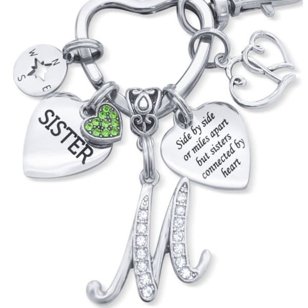 Sister Keychain - Etsy
