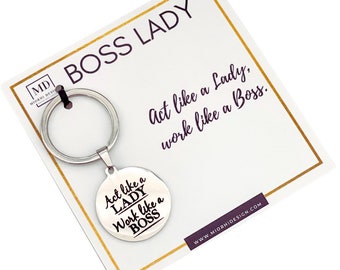 Boss Gift Keyring - Etsy
