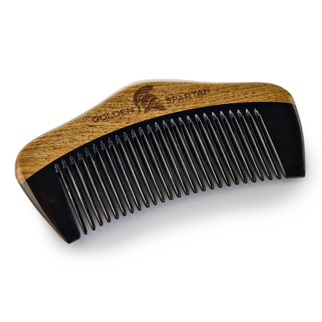 Beard Comb Lux the Golden Spartan - Etsy Norway