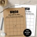 Bingo Game in Spanish, Bridal Shower Games in Spanish, Printable PDF ...